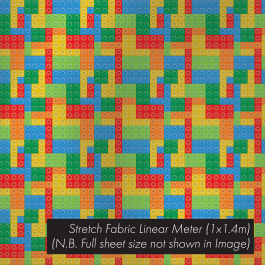 Stretch Fabric Building Blocks, 1.4 x 1m