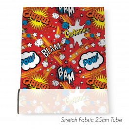 Stretch Fabric Cartoon Red, 25cm x 1.4m