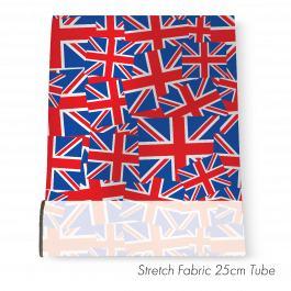 Stretch Fabric Union Jack, 25cm x 1.4m